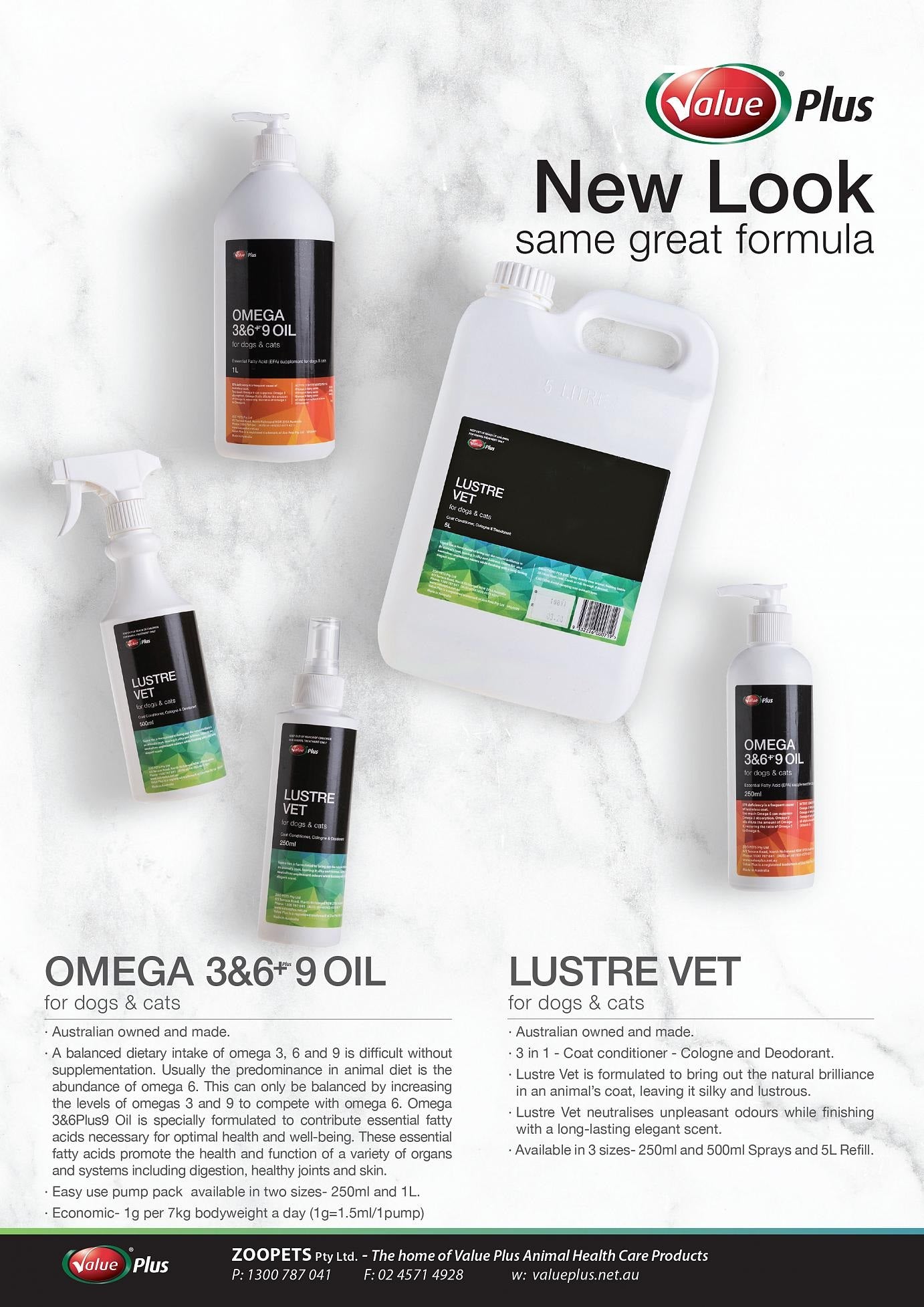 NEW LOOK- SAME GREAT FORMULA – valueplus.au