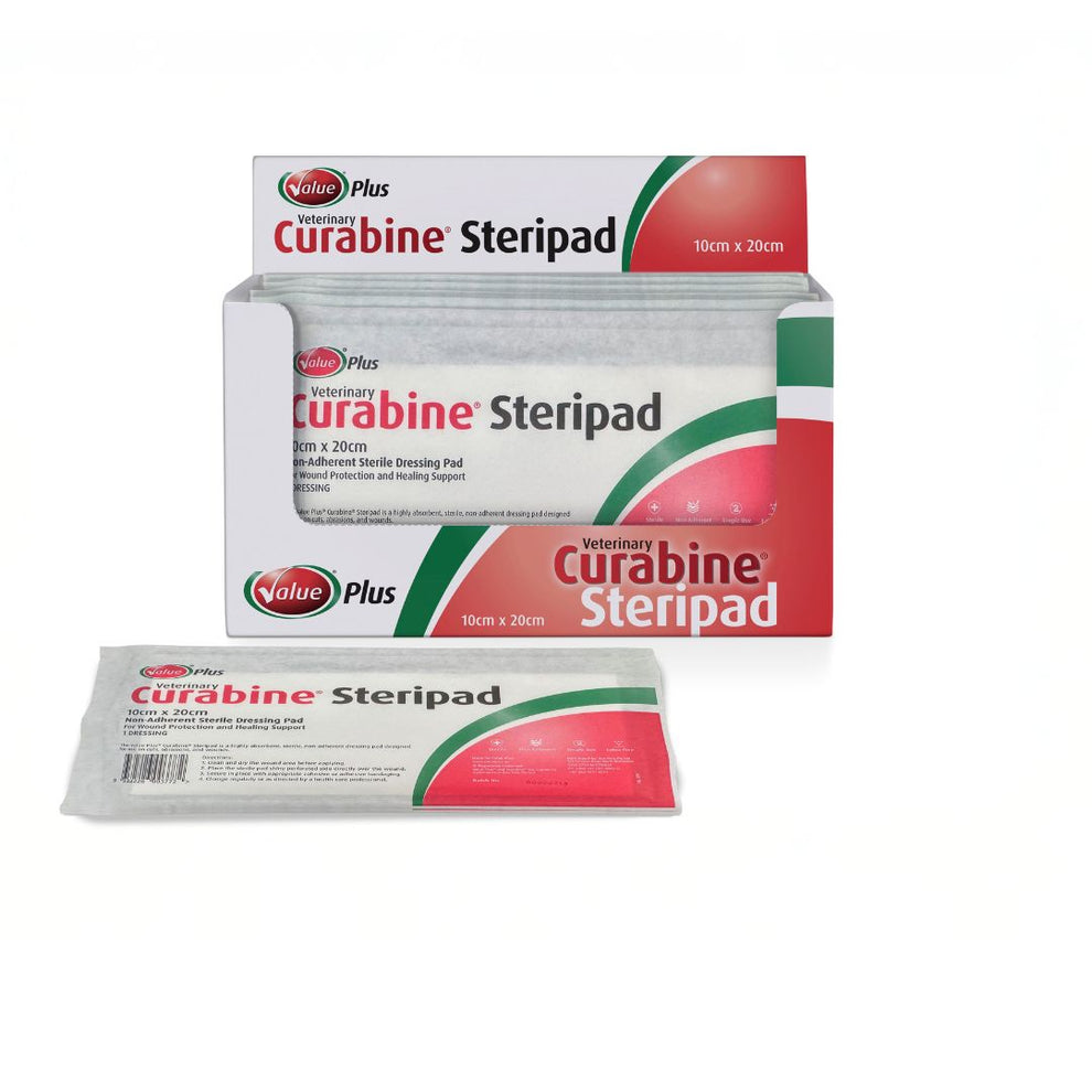 Veterinary Curabine Steripad- non-adherent sterile dressing pad ...